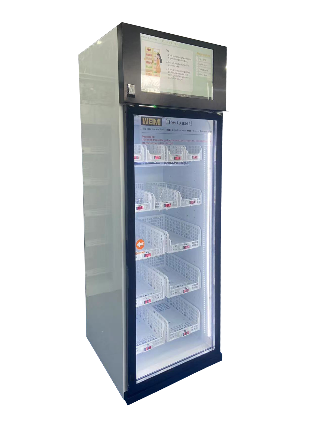 snack drink smart fridge coffee vending machine for office